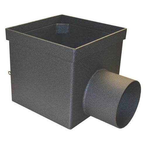 14" Steel Catch Basin with 8" Stub | Agri Drain