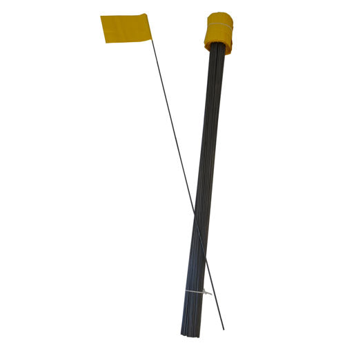 Survey Marking Flags: 100-pack Yellow (2.5" x 3.5") – Agri Drain