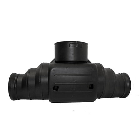 6" Precision Blind Flat Bottom Tee | Agri Drain
