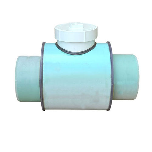 6" PVC Check Valve with Clean Out | Agri Drain